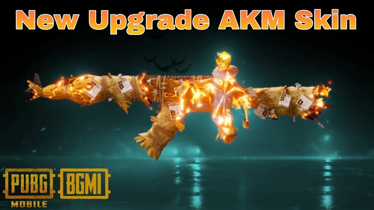 New Akm Upgrade Skin in Pubg Mobile & Bgmi: Wandering Tyrant Akm Lvl 8 ...