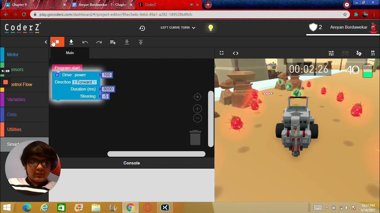 Coderz basic Navigation 2. Mission 1-7 - YouTube