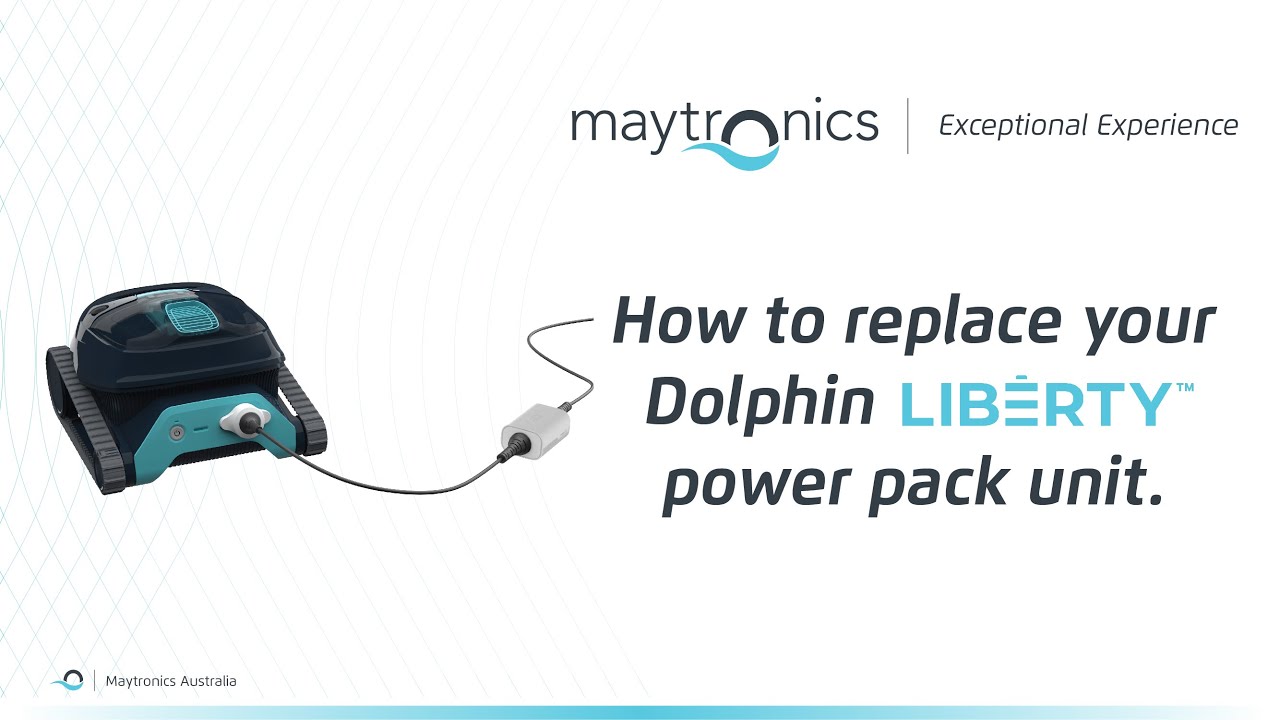 How to replace your Dolphin LIBERTY power pack unit 🔌 - YouTube