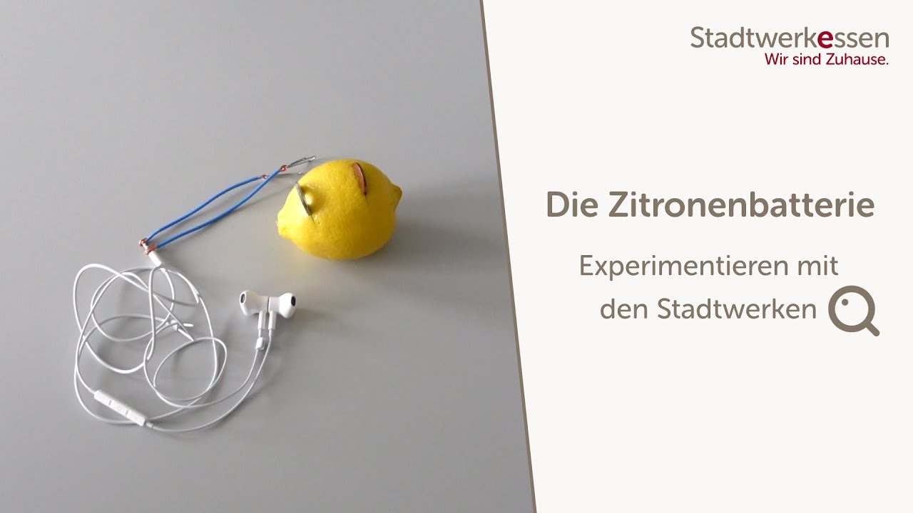 Kinder-Experiment Zitronenbatterie - Experimentieren mit den ...