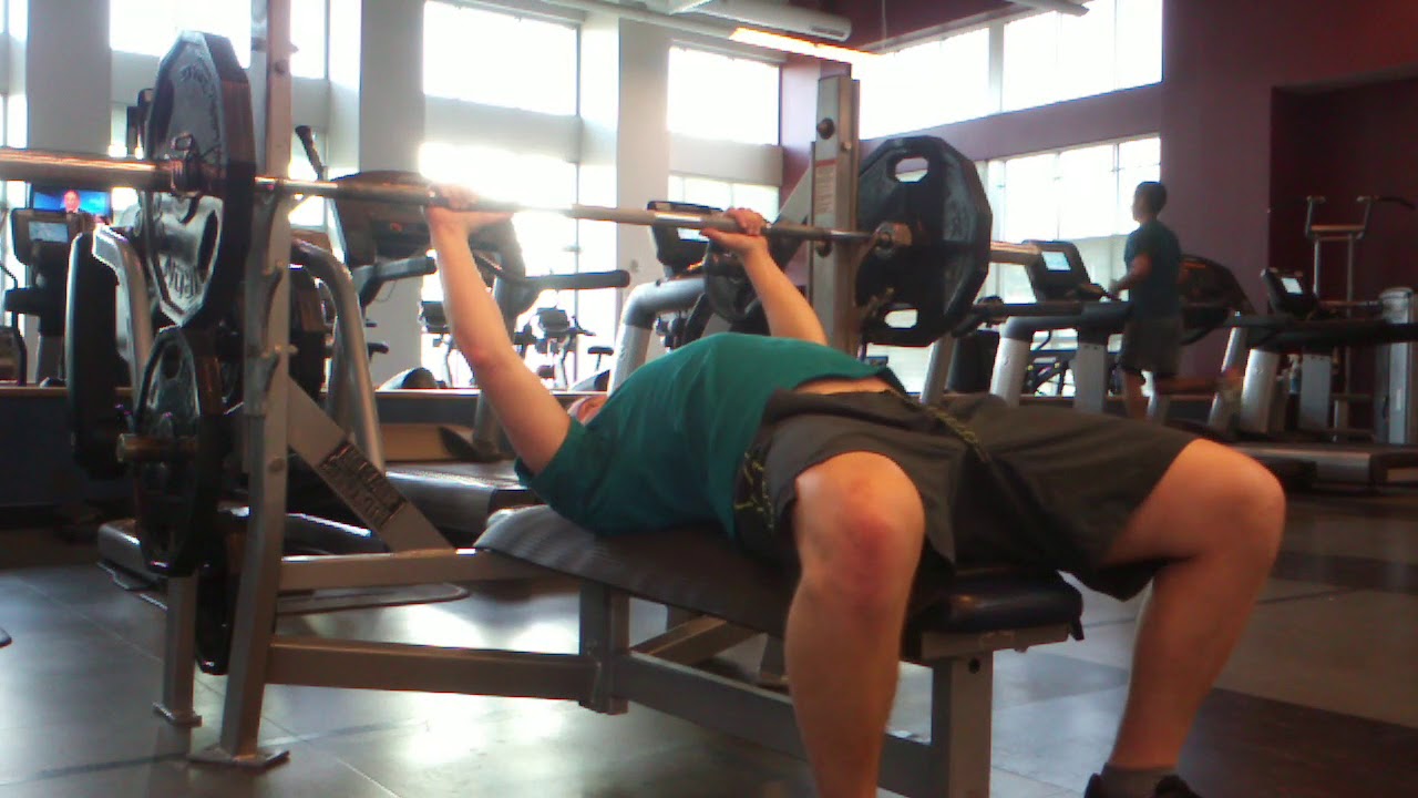 1/20/2018 Bench Press, 135 lbs, Set 3 - YouTube