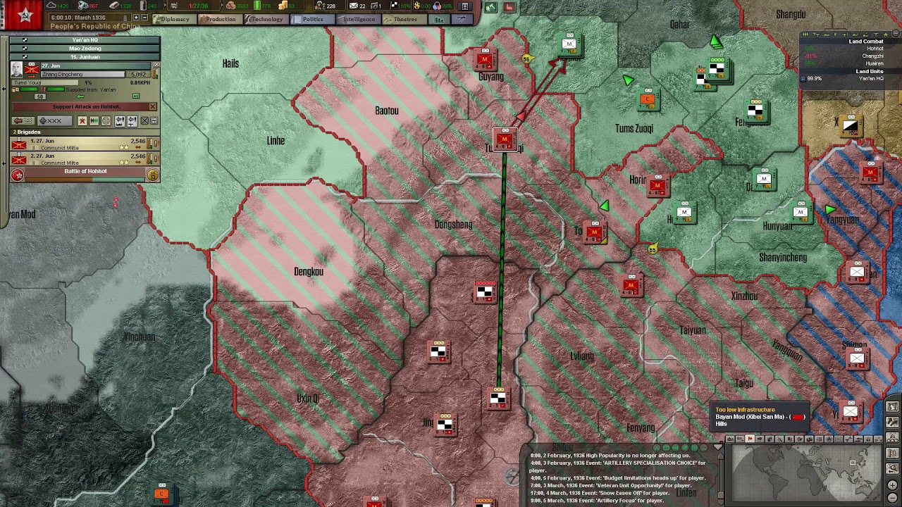 HoI 3 Black ICE 10.2 | People’s Republic of China | Part 2 - YouTube