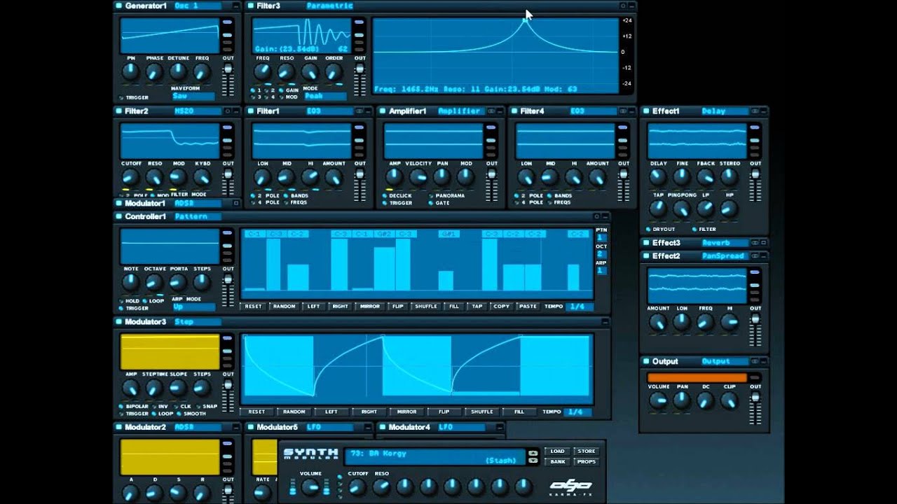 Psytrance Lead using Peaking Parametric Filter - YouTube