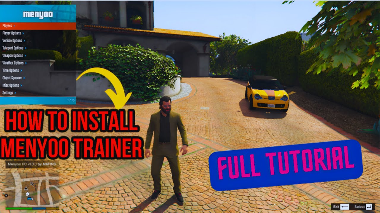 How To Install Menyoo Trainer In GTA 5 | Menyoo Mod GTA 5 | How To ...