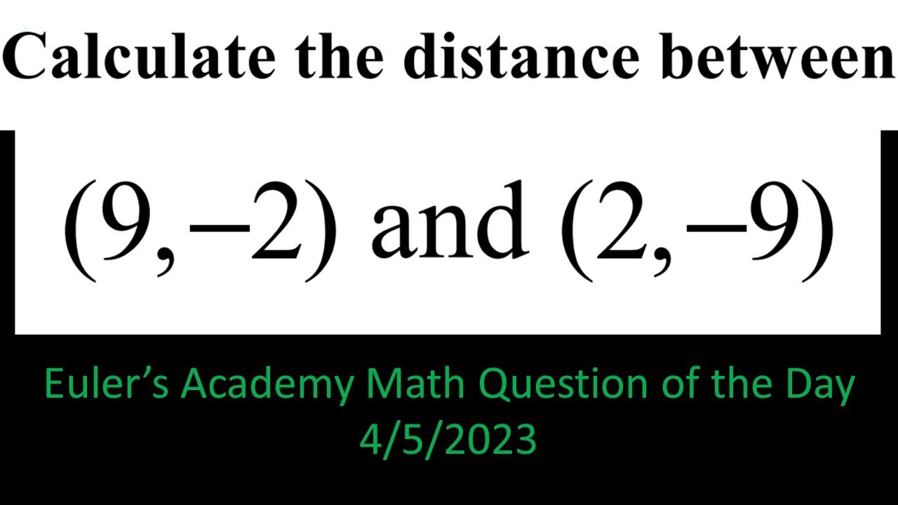Math Question of the Day: Wednesday April 5th, 2023 - YouTube