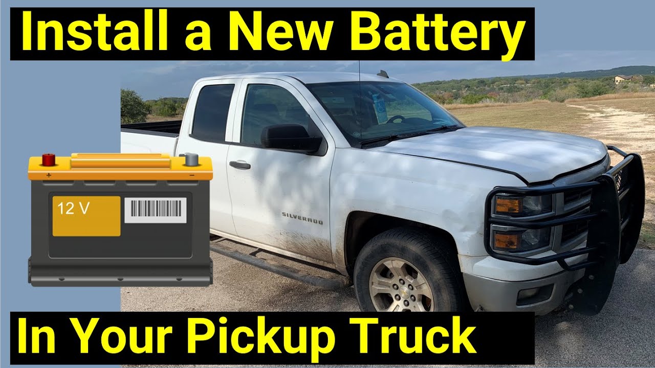 Install a New Battery in Your Pickup Truck - YouTube