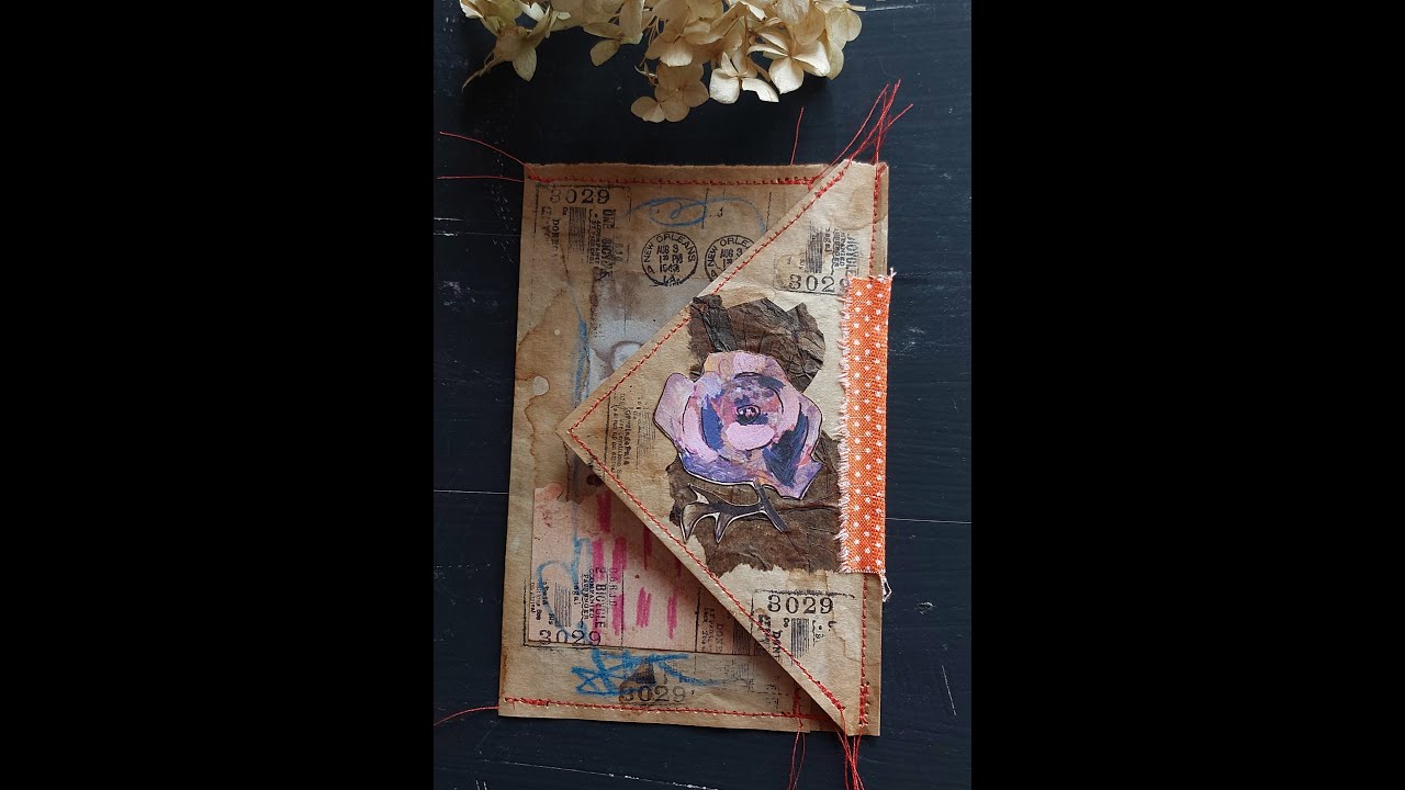 How to - Making and decorating the envelope. #junkjournals #envelopes ...