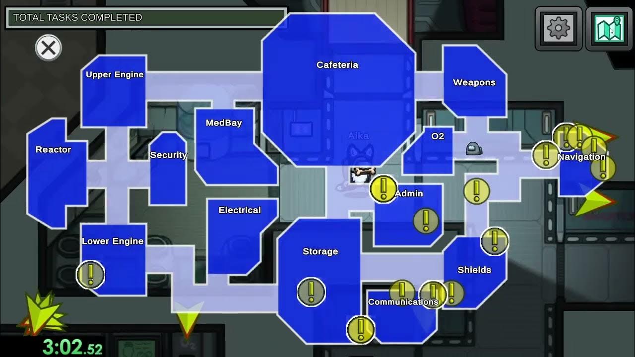 Among Us all task speedrun - the skeld - YouTube