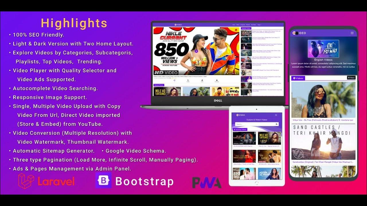 Software Feature Review | PHP Video Script - Laravel - Part #2 - YouTube