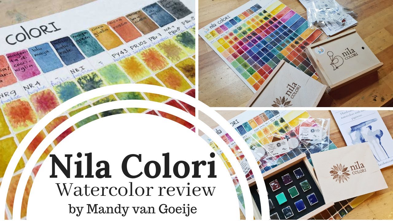 Watercolor Review - Nila Colori: the new colors - YouTube