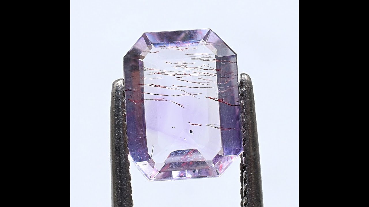 Beautiful Moroccan Amethyst With Cranberry Flashes Lepidocrocite And ...