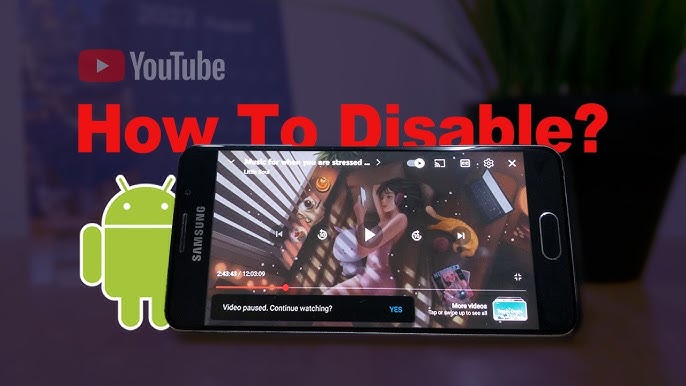 Youtube Android Pause