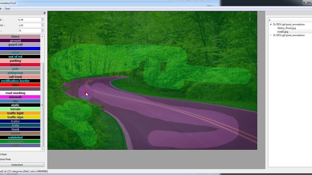 Image Pixel Annotation Tool - YouTube