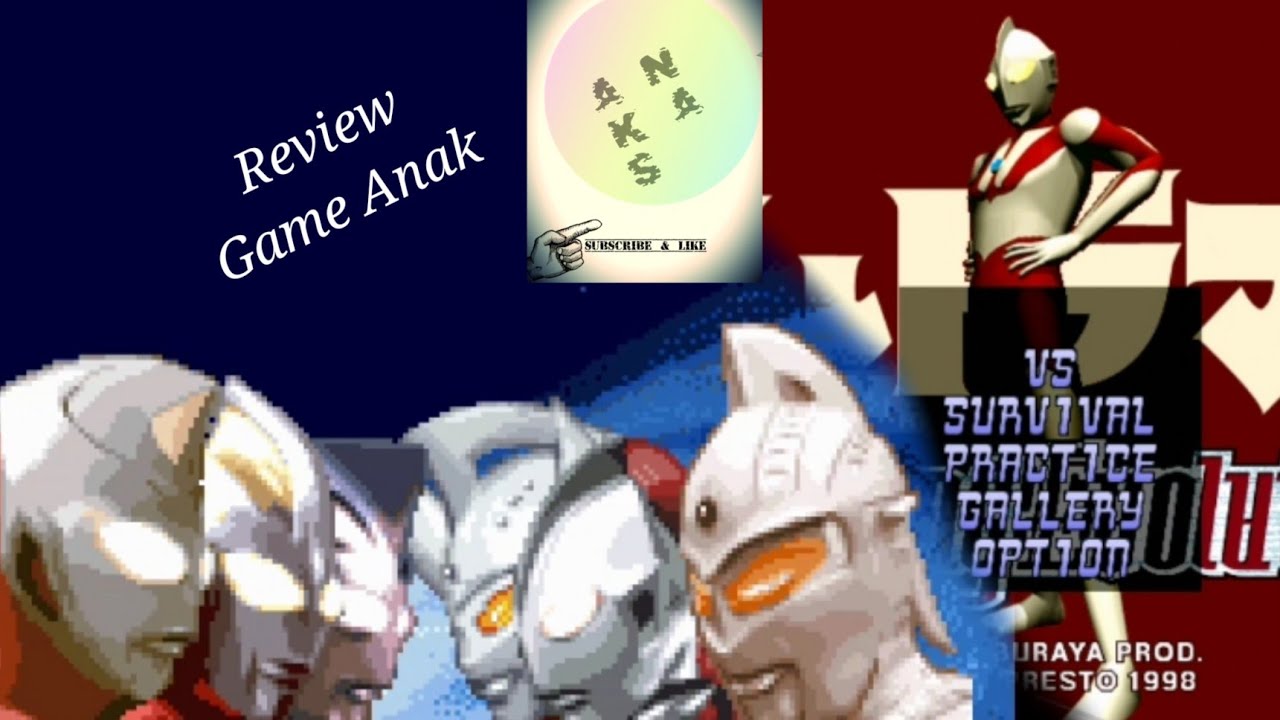 ULTRAMAN , game ultramen ( gba Vs Ps1 ) game anak - YouTube