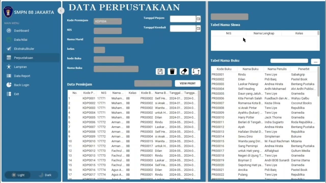 SIMULASI | PENGEMBANGAN SISTEM INFORMASI AKADEMIK SMPN 88 BERBASIS JAVA ...