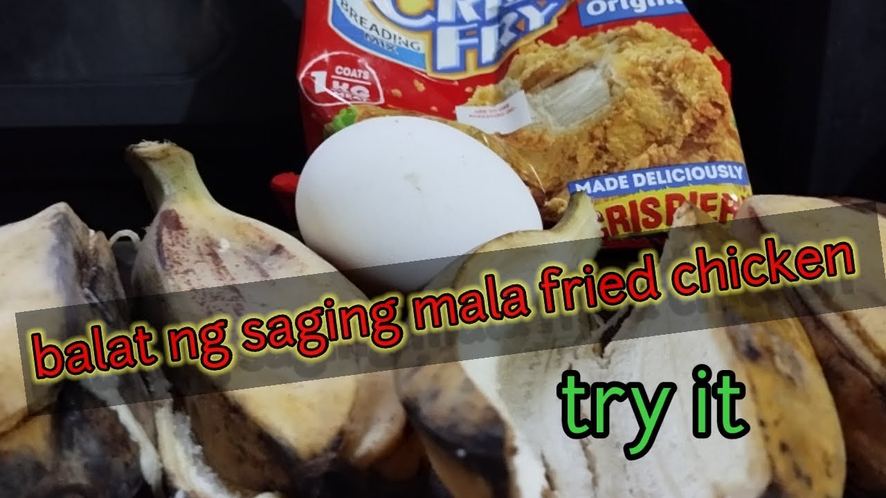 PRITONG BALAT NG SAGING SABA - YouTube