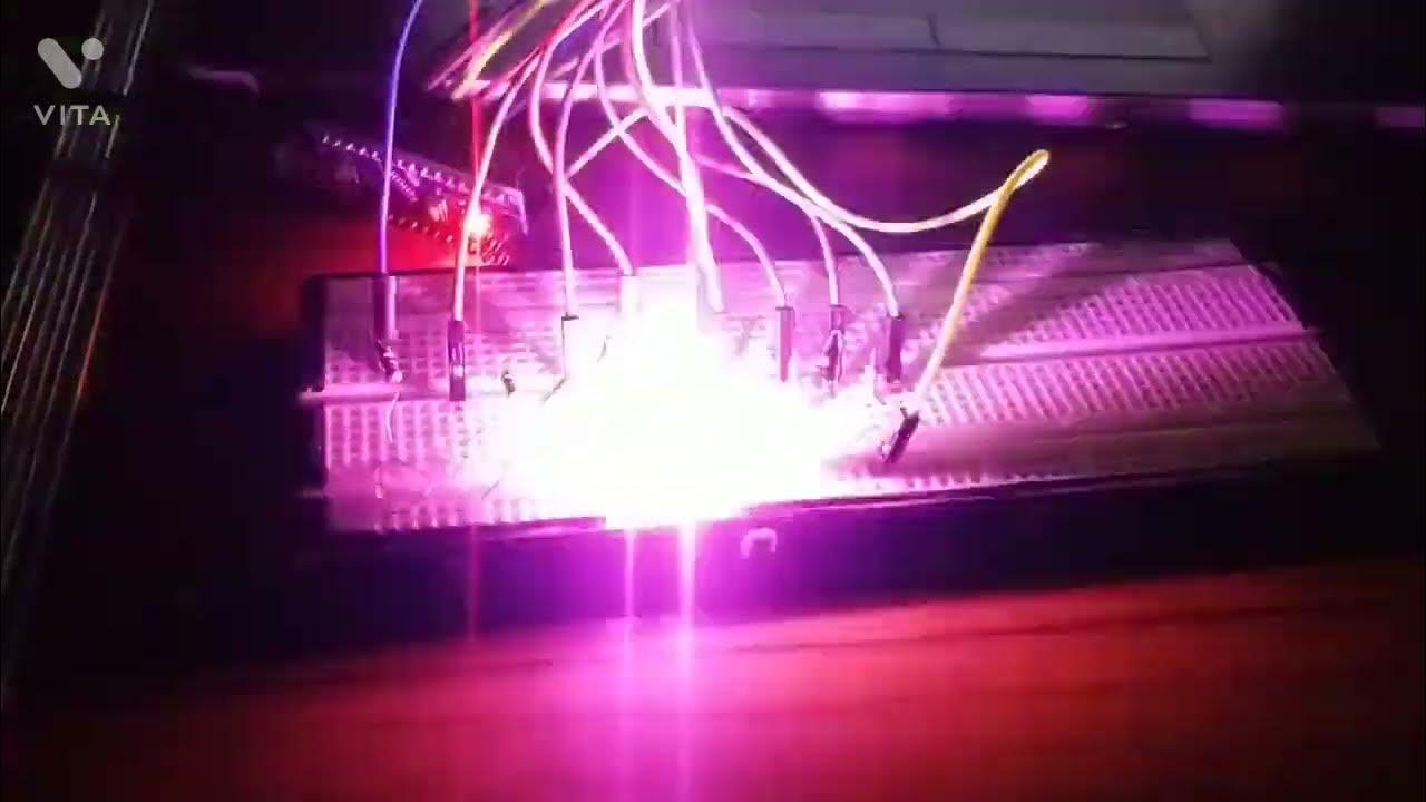 Led chaser using arduino nano - YouTube