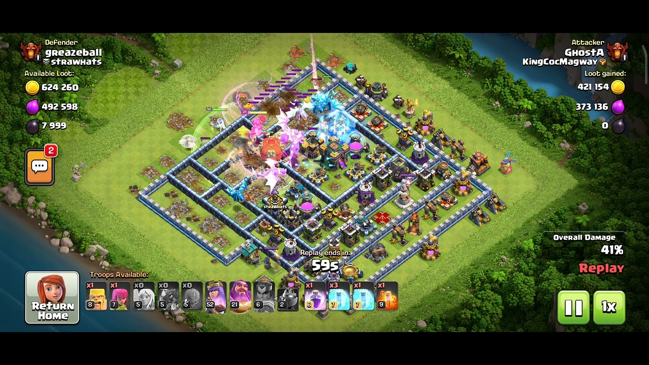 Coc 14th easy base attack😍🥳🤩🤞 - YouTube