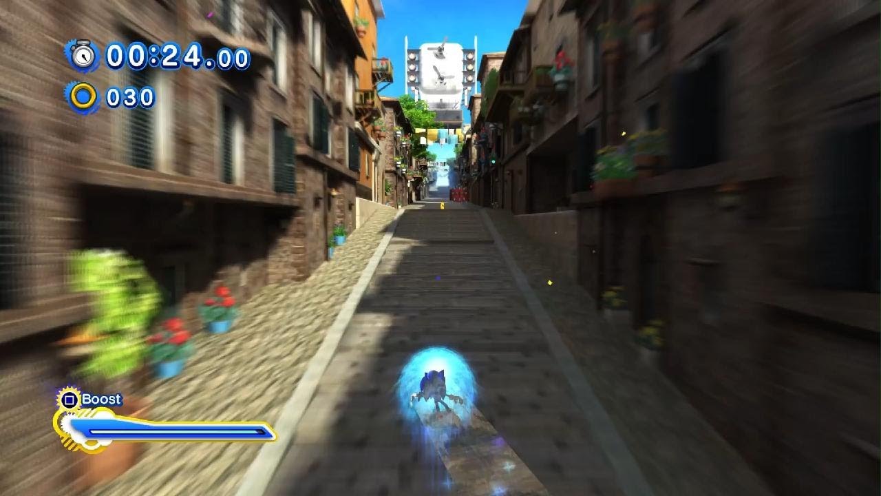 SONIC X SHADOW GENERATIONS Rooftop Run Modern Sonic - YouTube