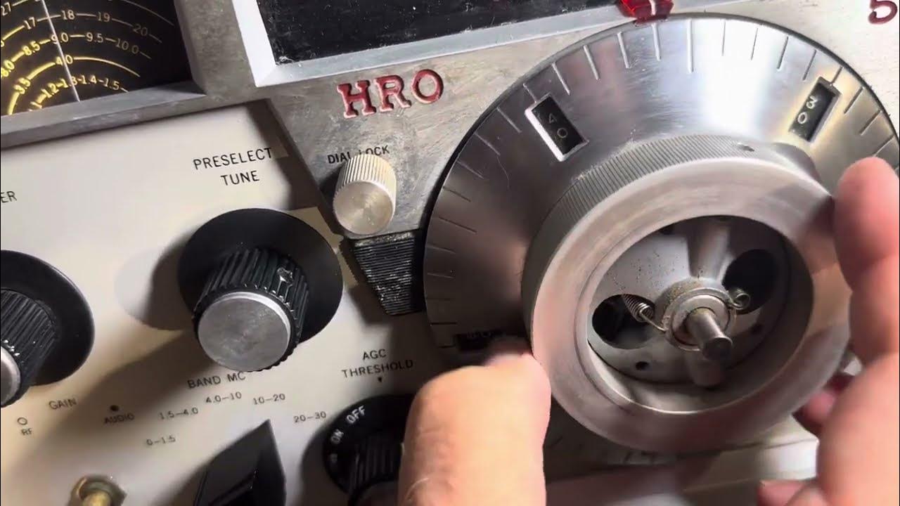 National HRO 500 receiver band 4 working with synthesizer lock DEMO. Long Road to this point ...