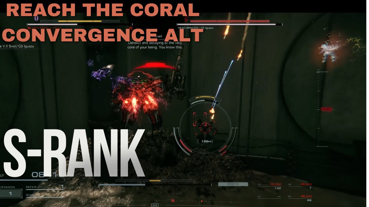 Armored Core VI Reach the Coral Convergence Alt S Rank - YouTube