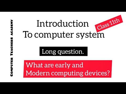 computer science lectures | early and modern computing devices | computer science # ...