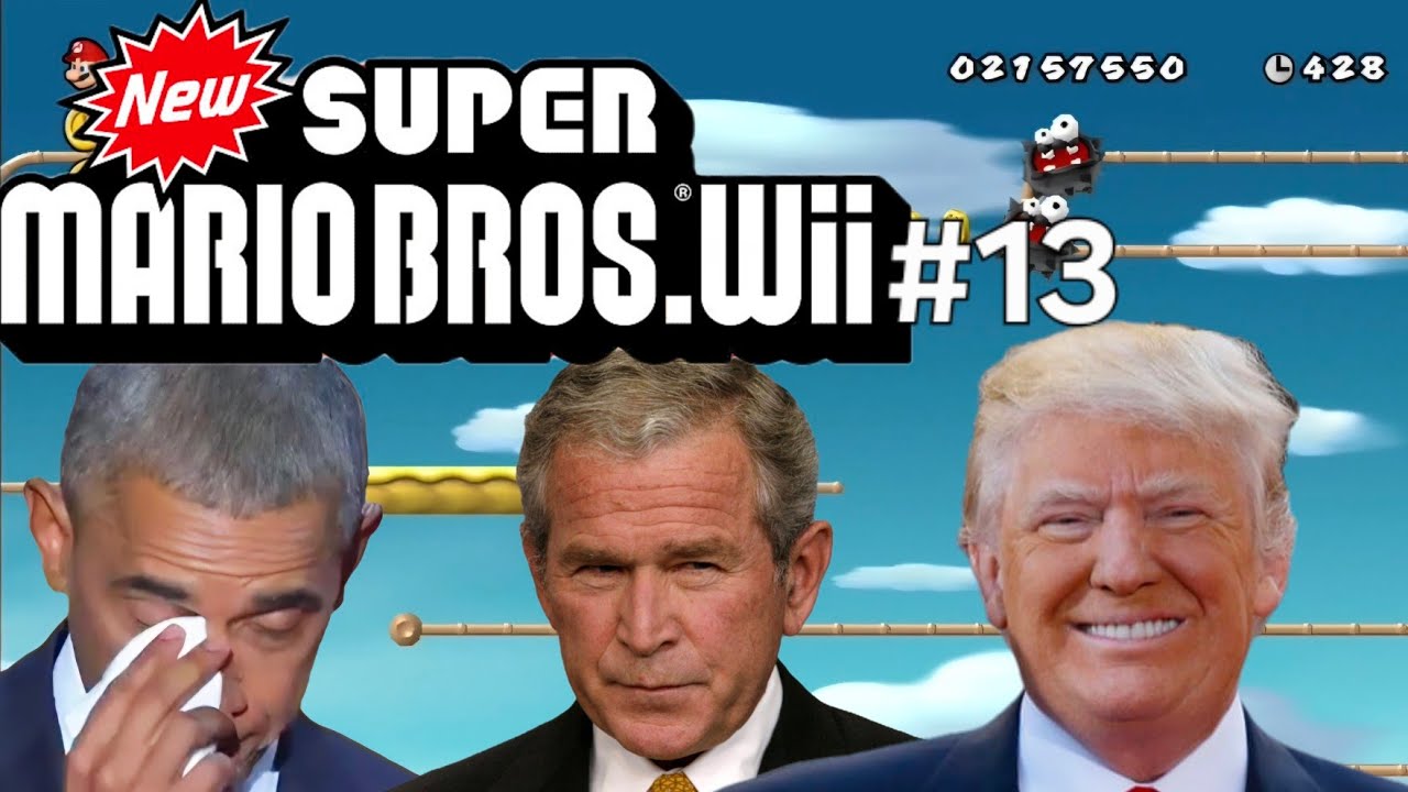 Presidents Play Super Mario Bros. Wii- Episode 13 - YouTube