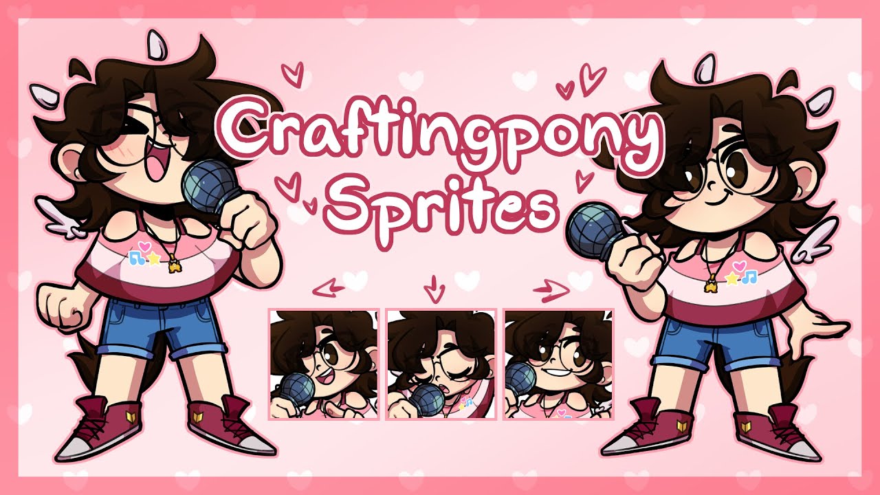 Craftingpony Official Sprites & Chromatics | Friday Night Funkin' - YouTube