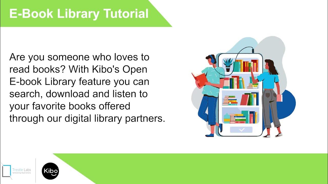 How to use Open E-book Library in Kibo App | Tutorial - YouTube