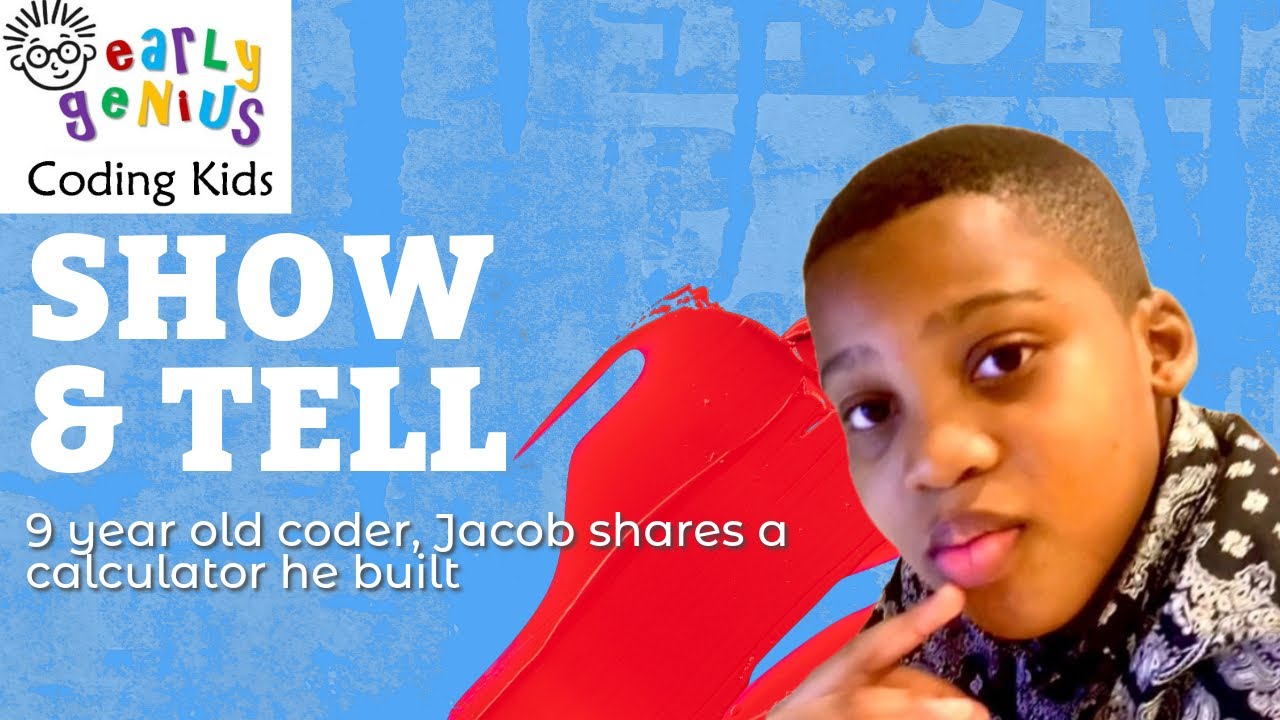 🌟 Kids Show and Tell: Jacob, 9-Year-Old Coding Prodigy Unveils Amazing ...