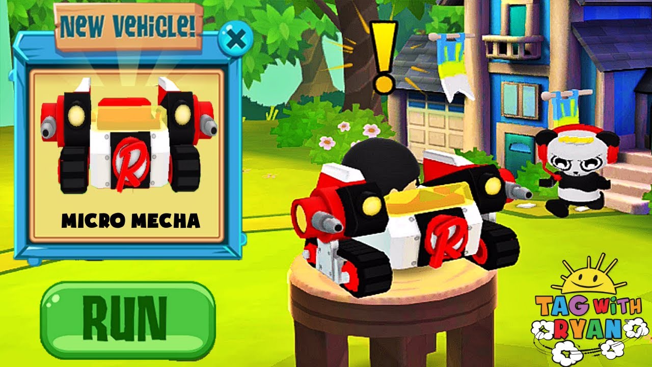 Tag with Ryan - Micro Mecha New Vehicles Update - Run Gameplay - YouTube