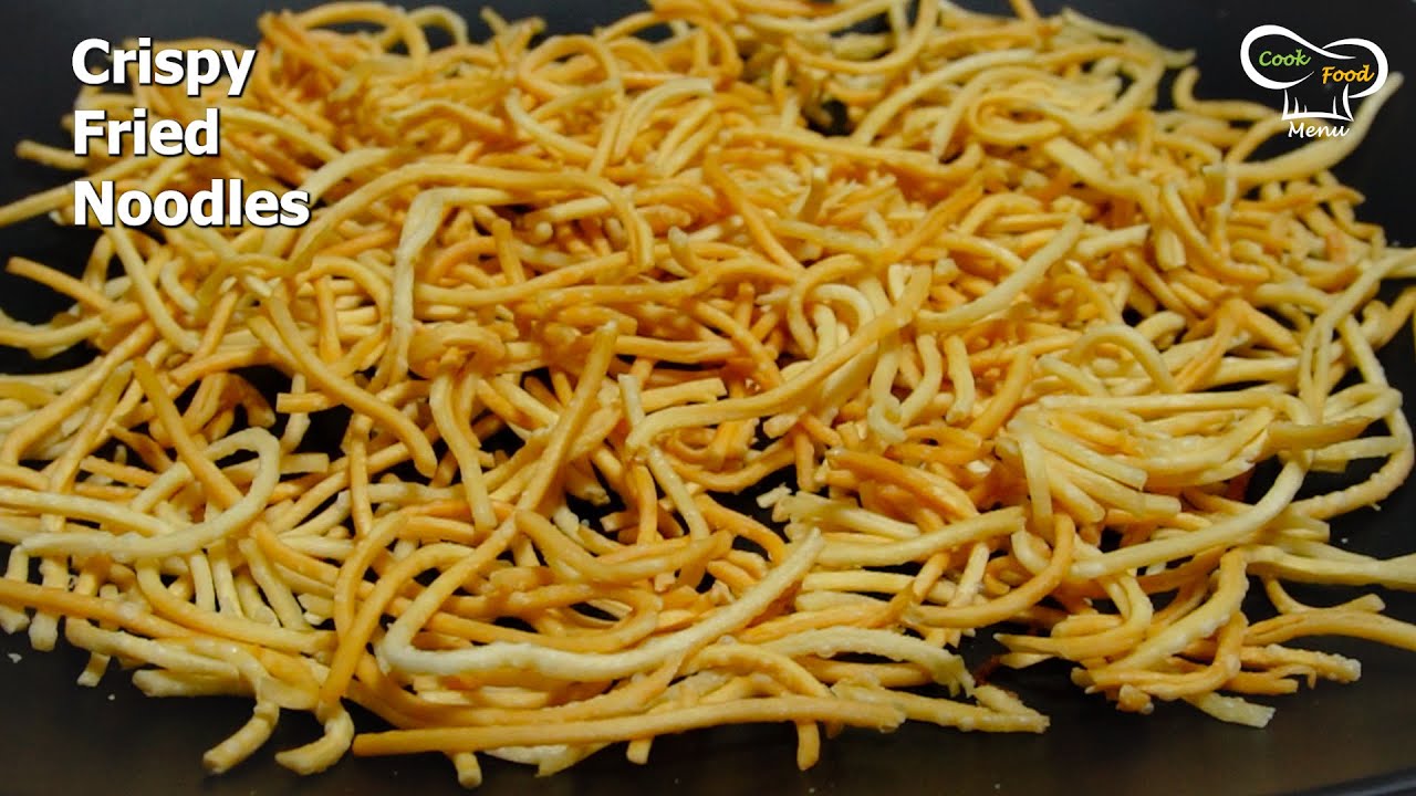 Crispy Fried Noodles I Crispy Fried Noodles Recipe for Soup - YouTube