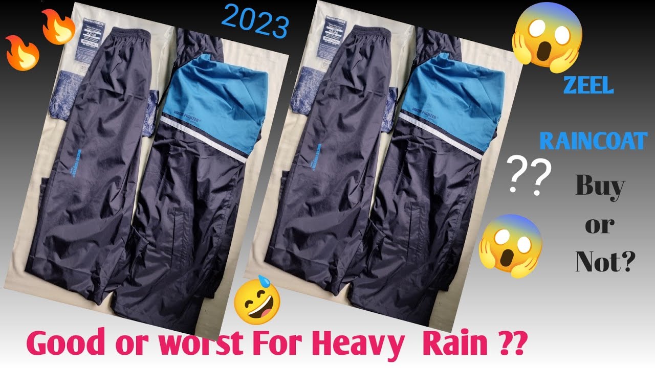 Zeel Raincoat Water Fighter Review Price Quality Details || Best ...