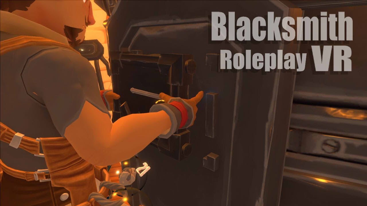 VR Blacksmith makes a new sword. - YouTube