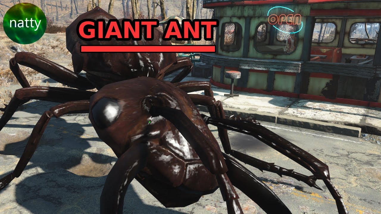 Fallout 4, but ALL Enemies are GIANT Bugs - YouTube