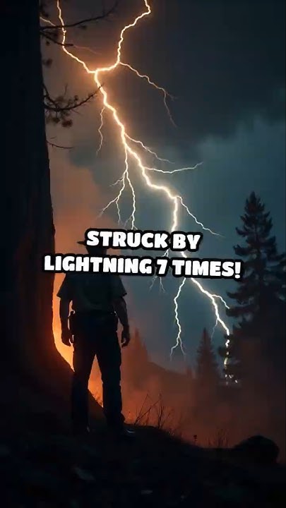 Struck by Lightning 7 Times! - YouTube