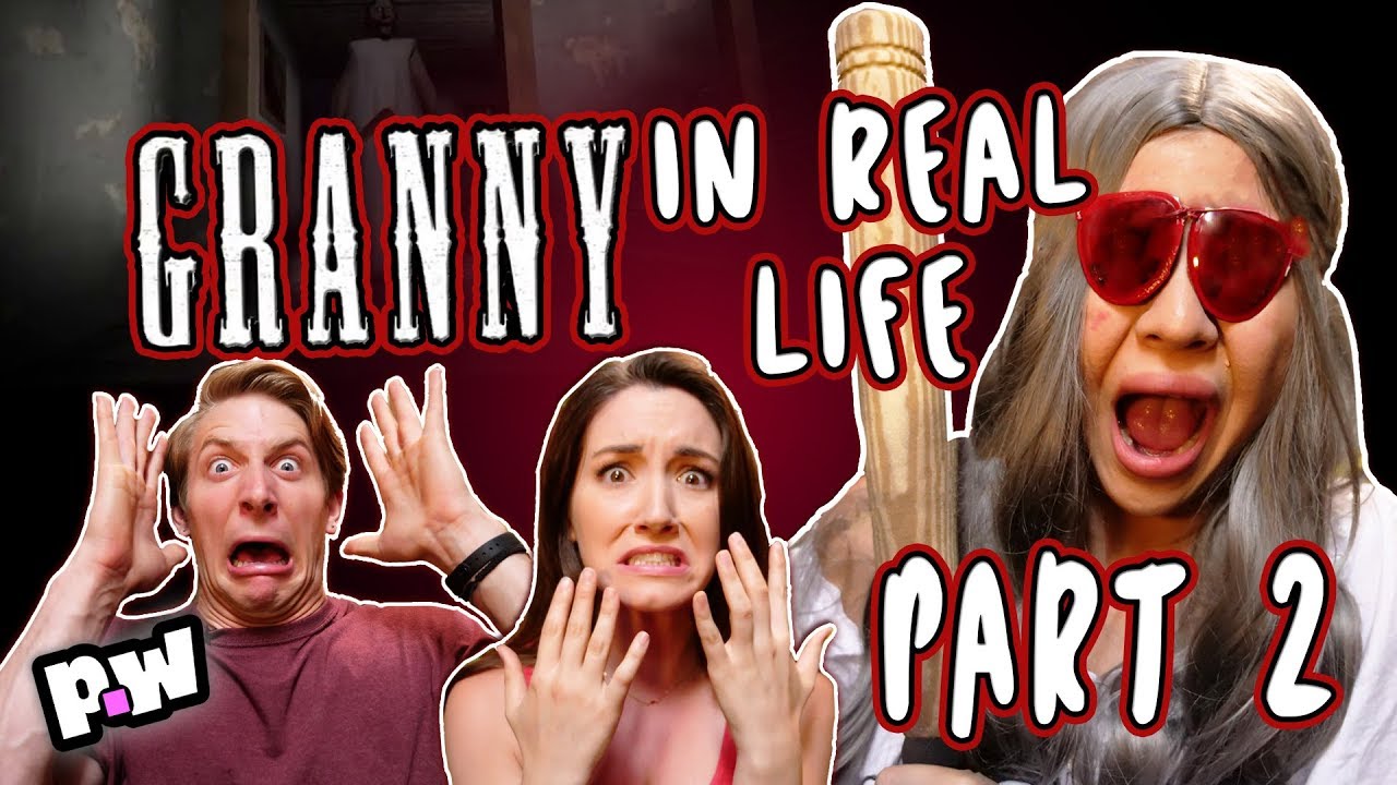 Granny in Real Life! (Part 2) Escape the Maze - Granny IRL horror game ...