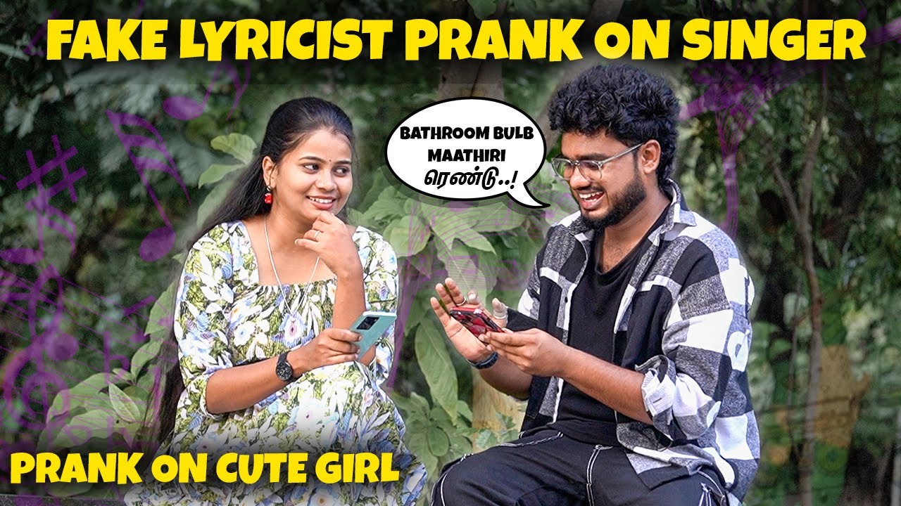 Fake Lyricist Prank On Cute Singer💕She Got Impressed🥰 @Nellai360 - YouTube