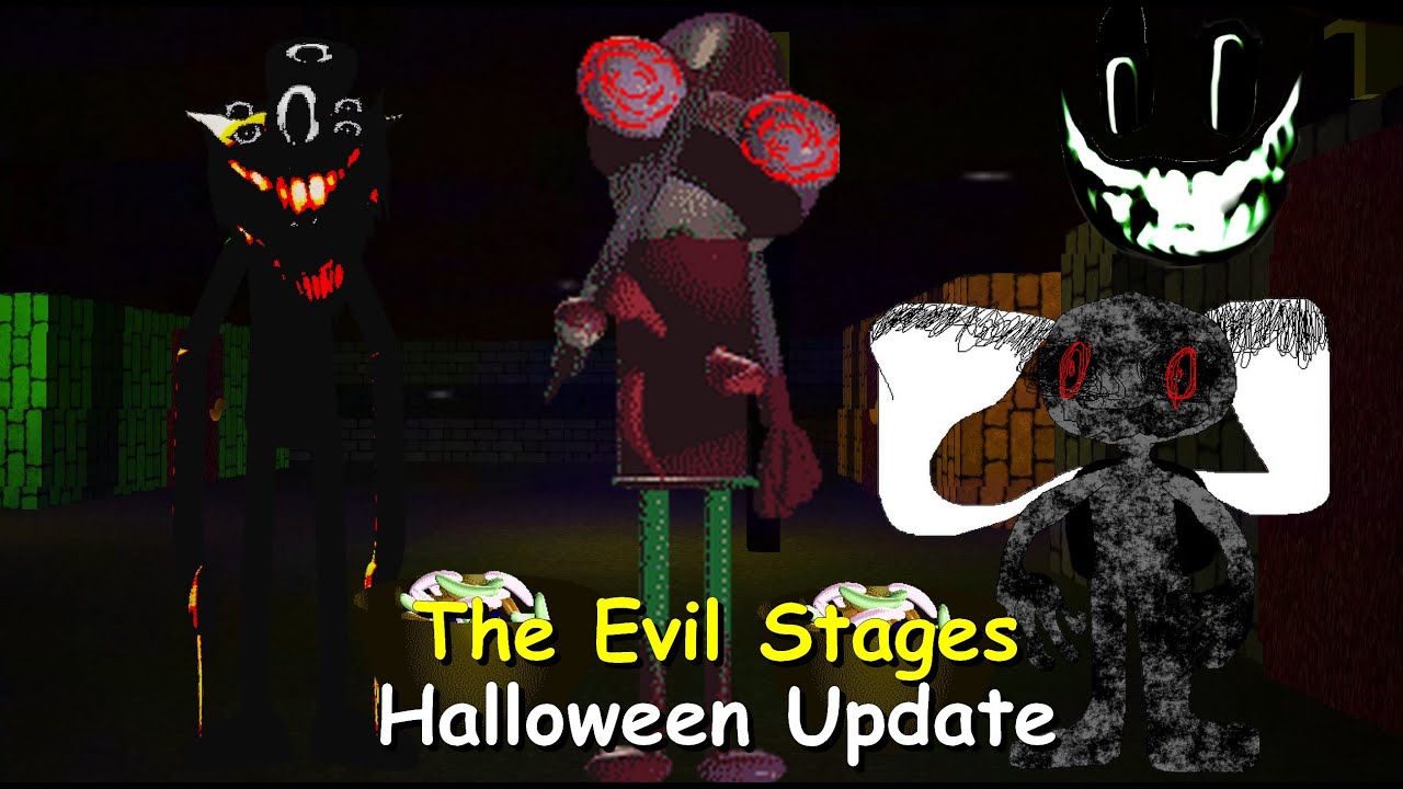 The Evil Stages (Halloween Update) - Baldi's Basics Mod - YouTube