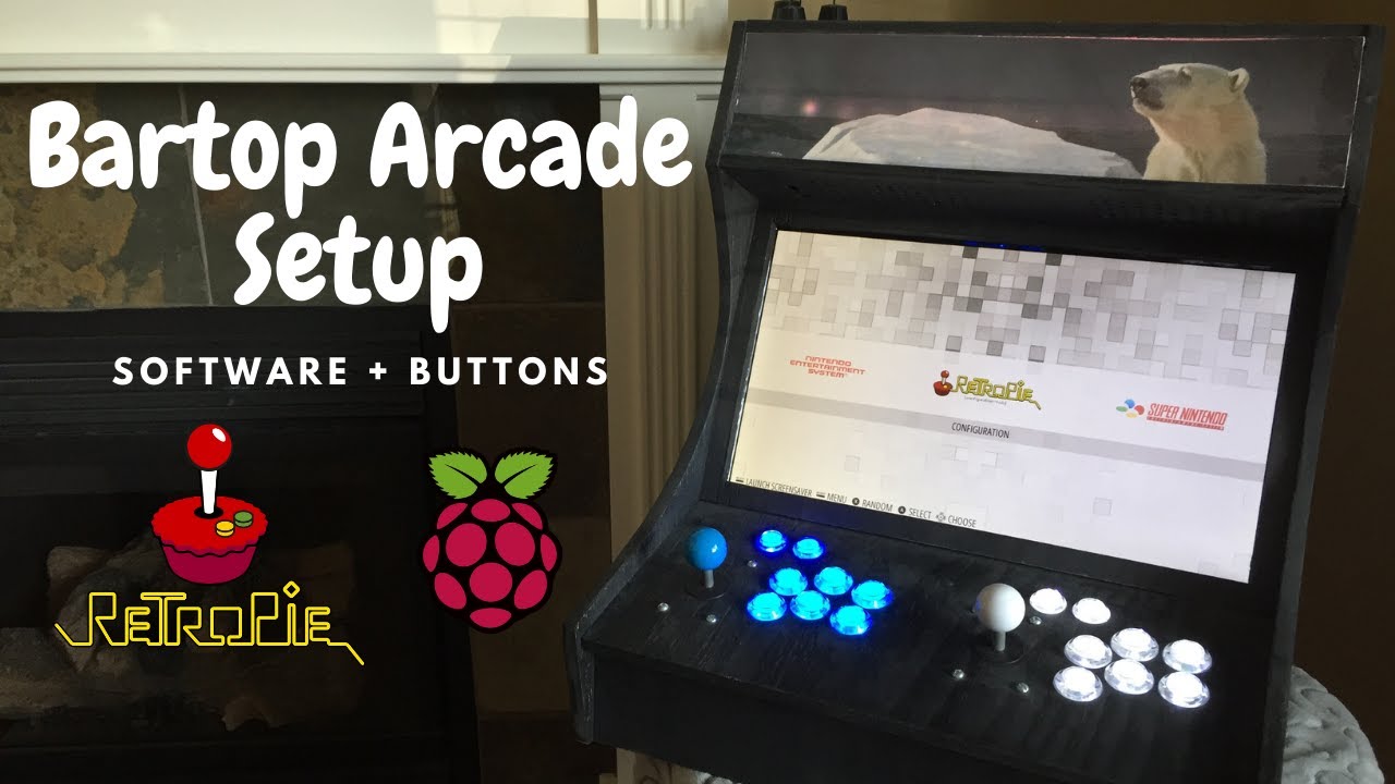 RETROPIE BARTOP ARACADE | COMPLETE SOFTWARE AND BUTTONS SETUP TUTORIAL ...