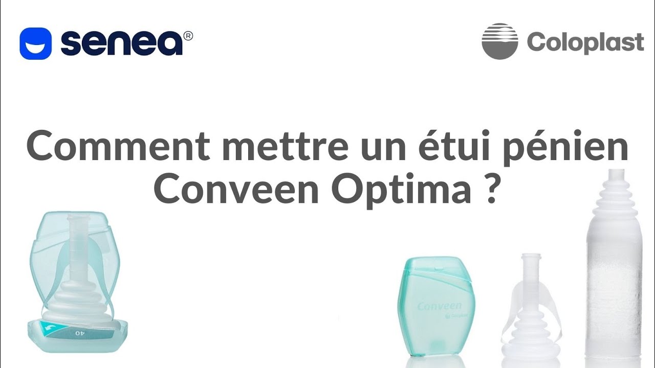 Comment mettre un étui pénien Conveen Optima ? - YouTube