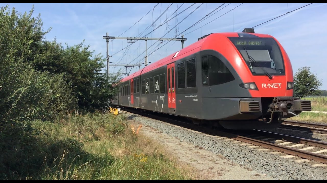 R-Net Qbuzz Passenger Train out of service run at Gekkengraaf near ...