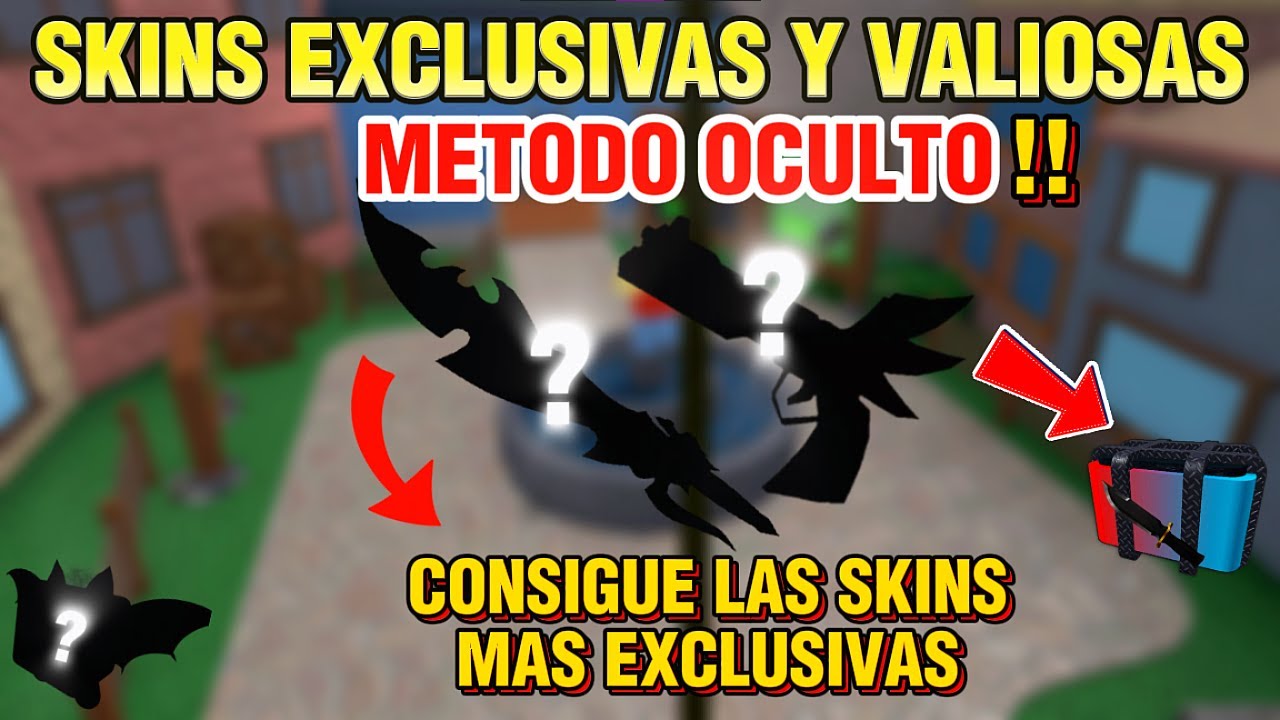 COMO CONSEGUIR LAS SKINS MAS EXCLUSIVAS FACILMENTE | MM2 ROBLOX - YouTube