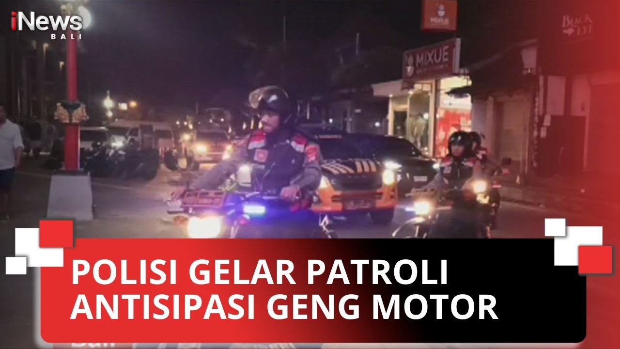 Antisipasi Geng Motor, Polisi Gelar Patroli Malam Berskala Besar - YouTube