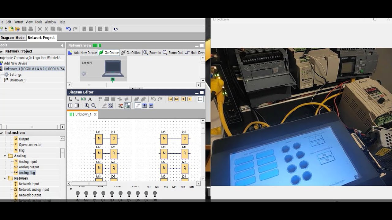 COMUNICAÇÃO IHM WEINTEK! & LOGO! SIEMENS - YouTube