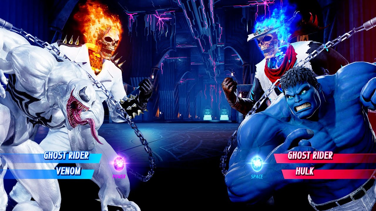 Ghost Rider & Venom vs Ghost Rider & Hulk (Very Hard) - Marvel vs ...
