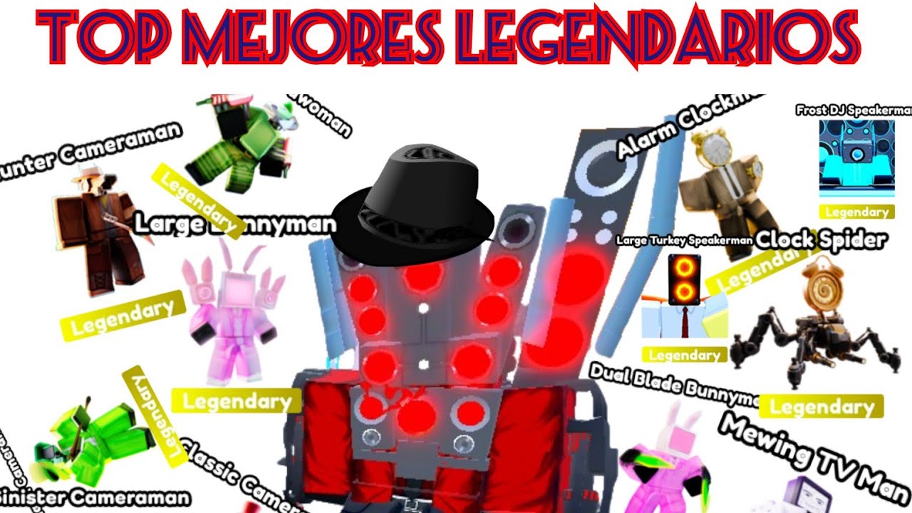 TOP MEJORES LEGENDARIOS DE TTD EN ENDLES(Tu pana hyper) - YouTube