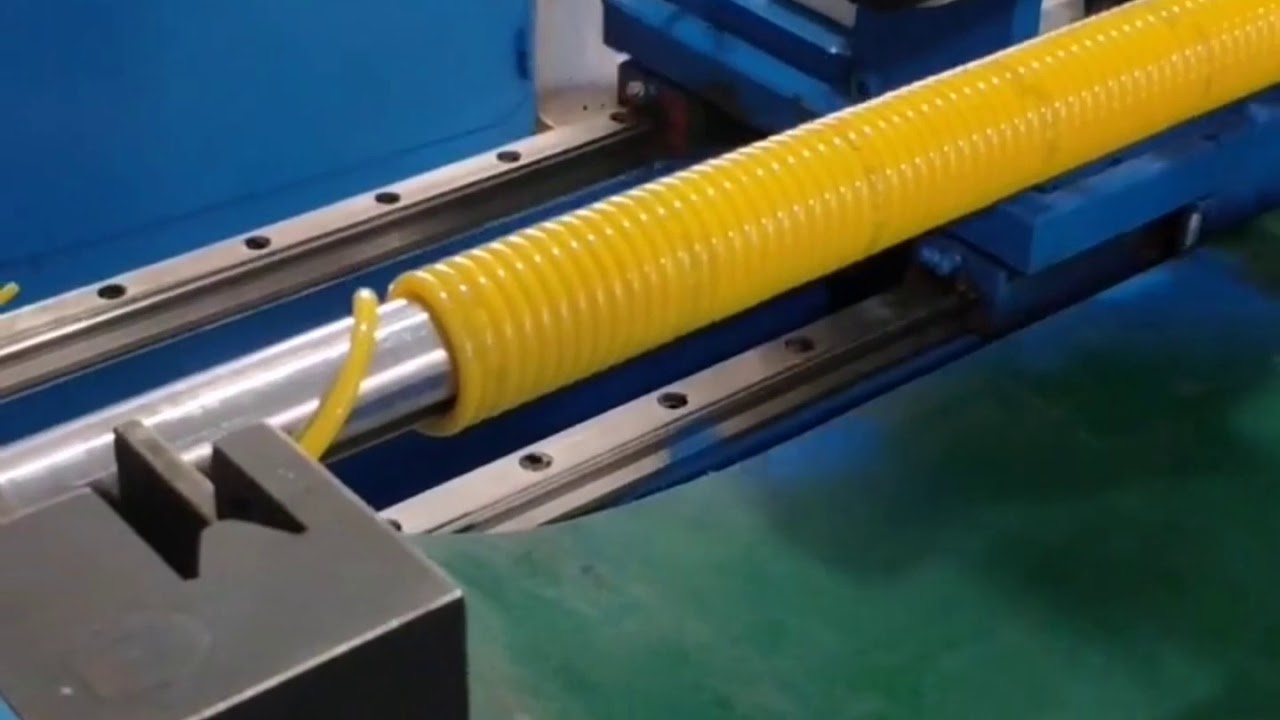 Spiral Coil Spring Auto making machine for TPU PU PA Nylon Tube Pipe ...