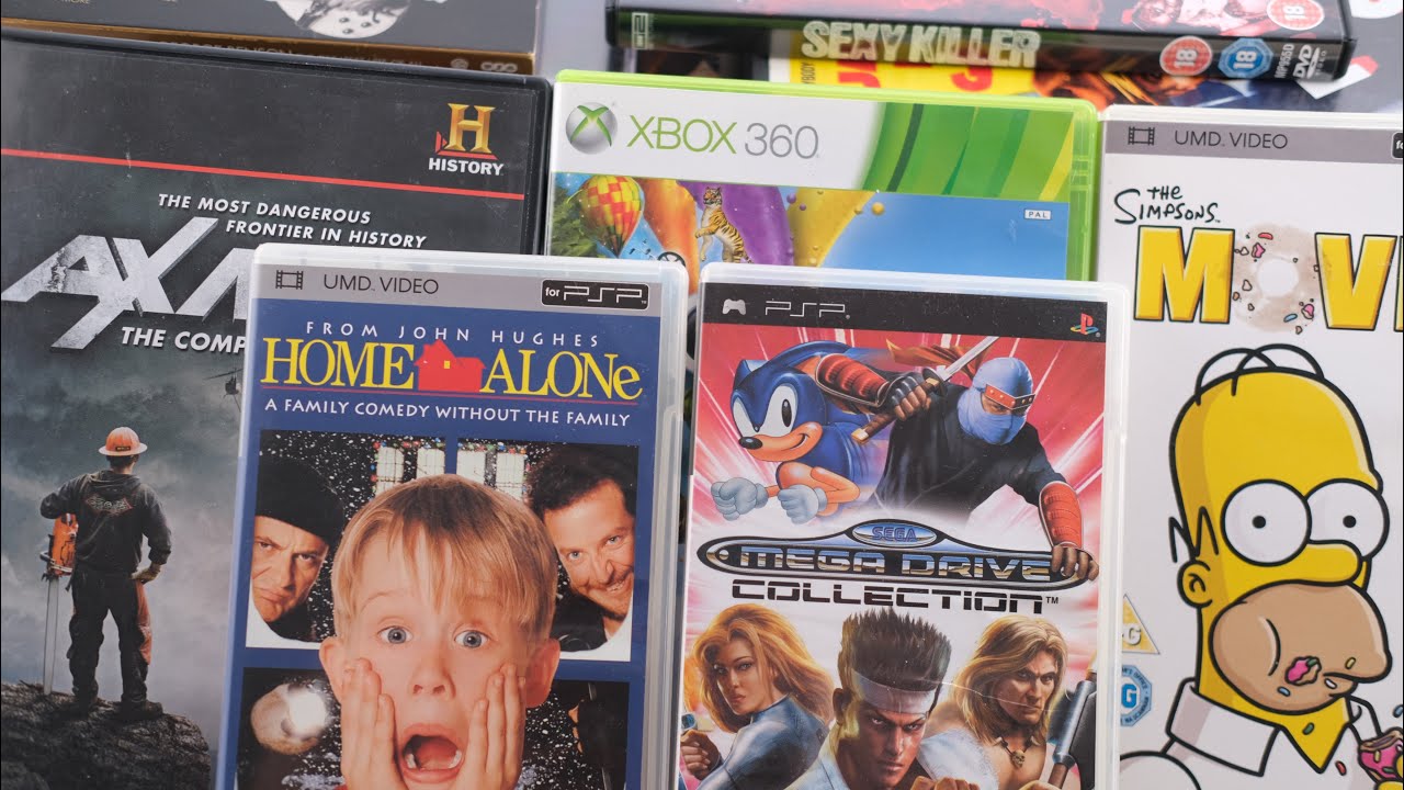 UK Pawn & Charity Shop Haul | PSP Pickups, Expensive DVDs & a Super ...