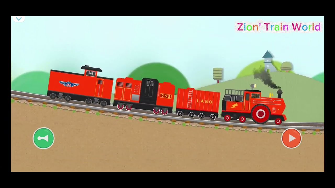 Labo Brick Train #992 Red Steam Train - YouTube